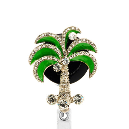 Palm Tree ID Badge Reel - SassyBadge