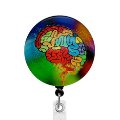 Whimsicals Brain ID Badge Reel - SassyBadge